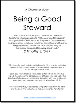 10 Days of Character Studies: Day 3 - Confessions of a Homeschooler